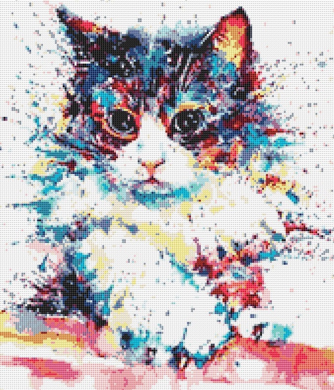 Cat Cross Stitch Pattern 5 Instant PDF Download Cat - Etsy