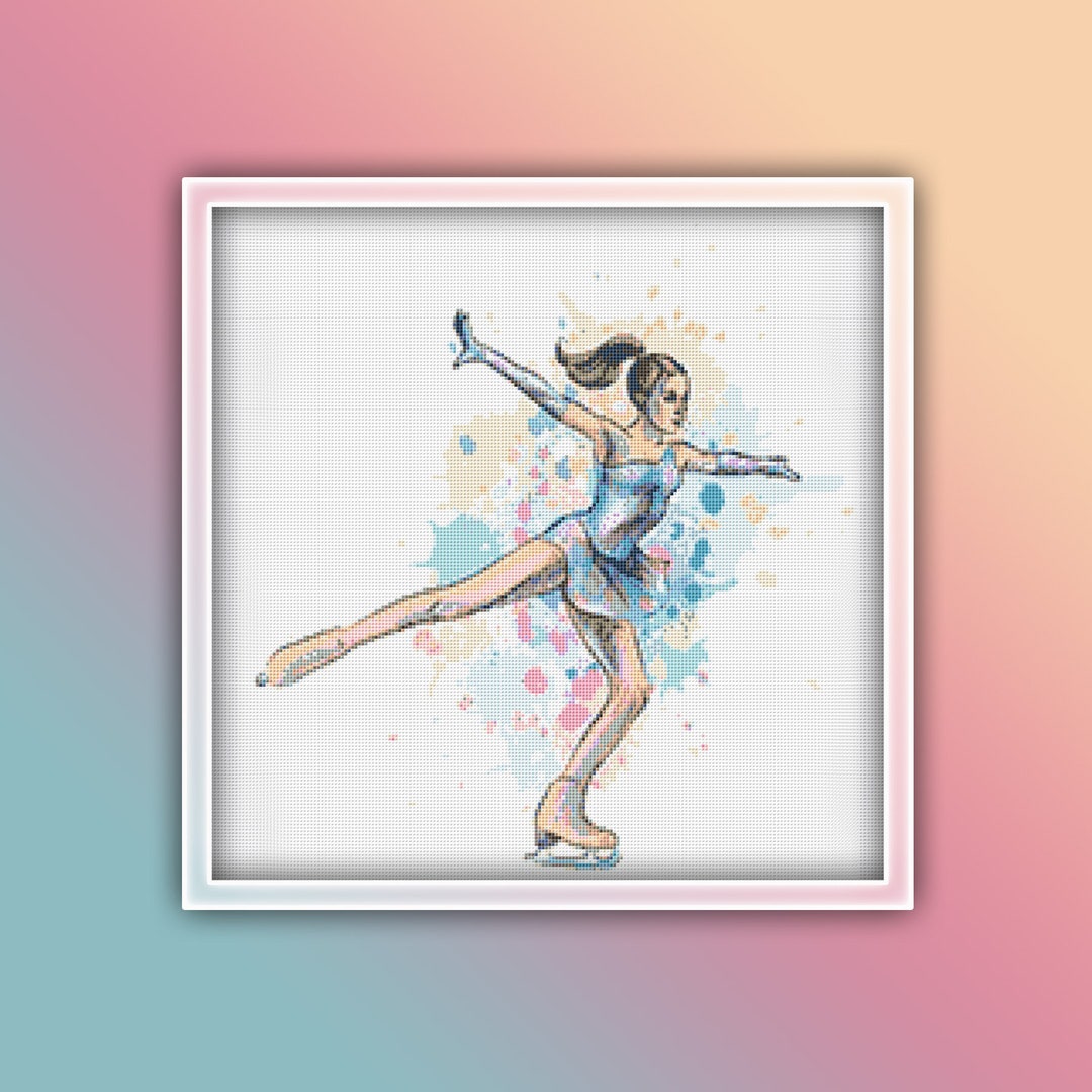 Skater Cross Stitch Pattern Instant Download Instant PDF Download ...