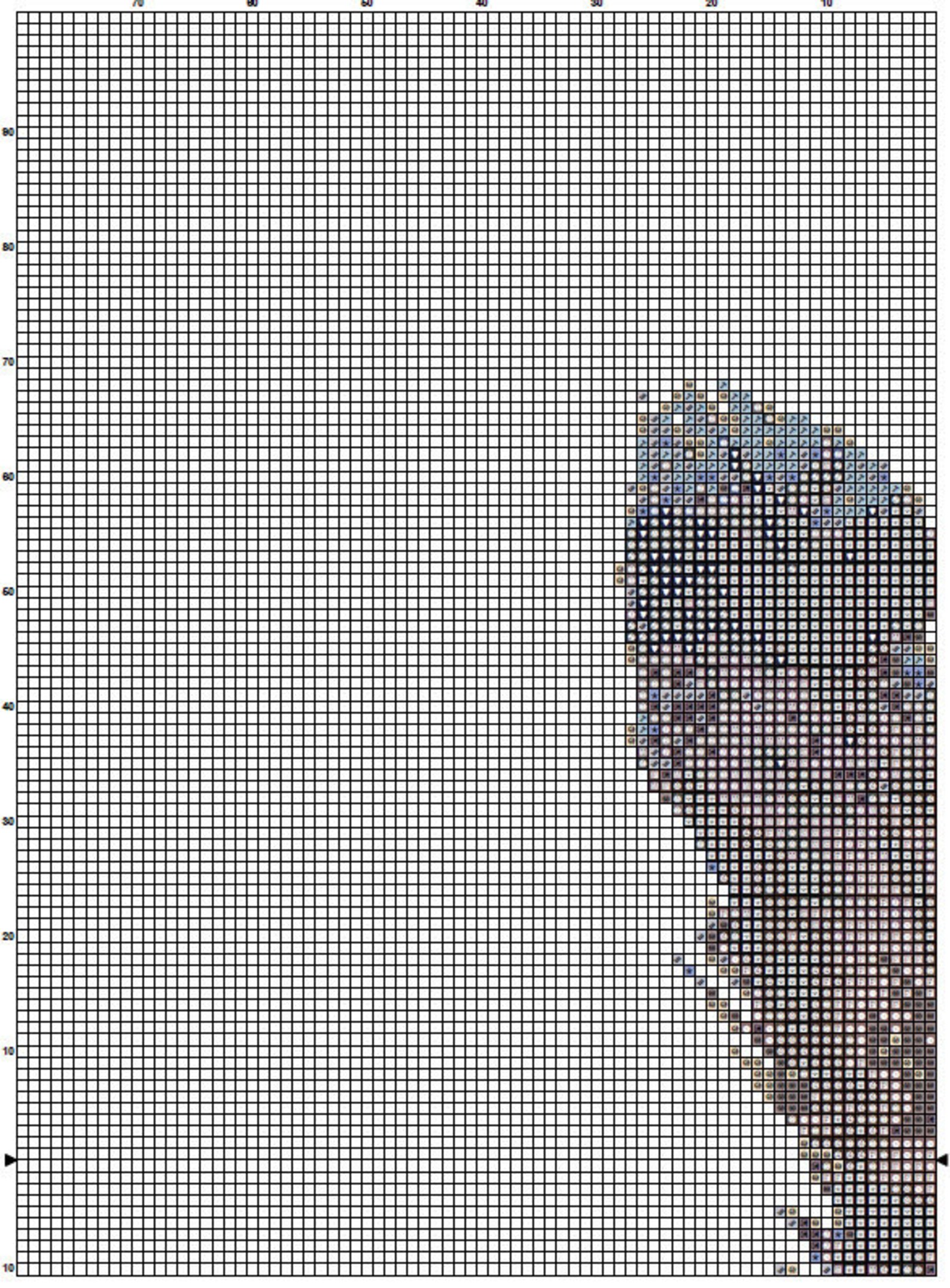 Feather Cross Stitch Pattern 1 Instant PDF Download Feather | Etsy