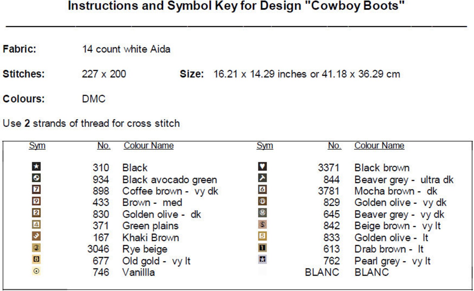 Cowboy Boots Cross Stitch Pattern Instant PDF Download - Etsy