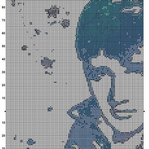 Elvis Presley Cross Stitch Pattern 1 Instant PDF Download - Elvis ...