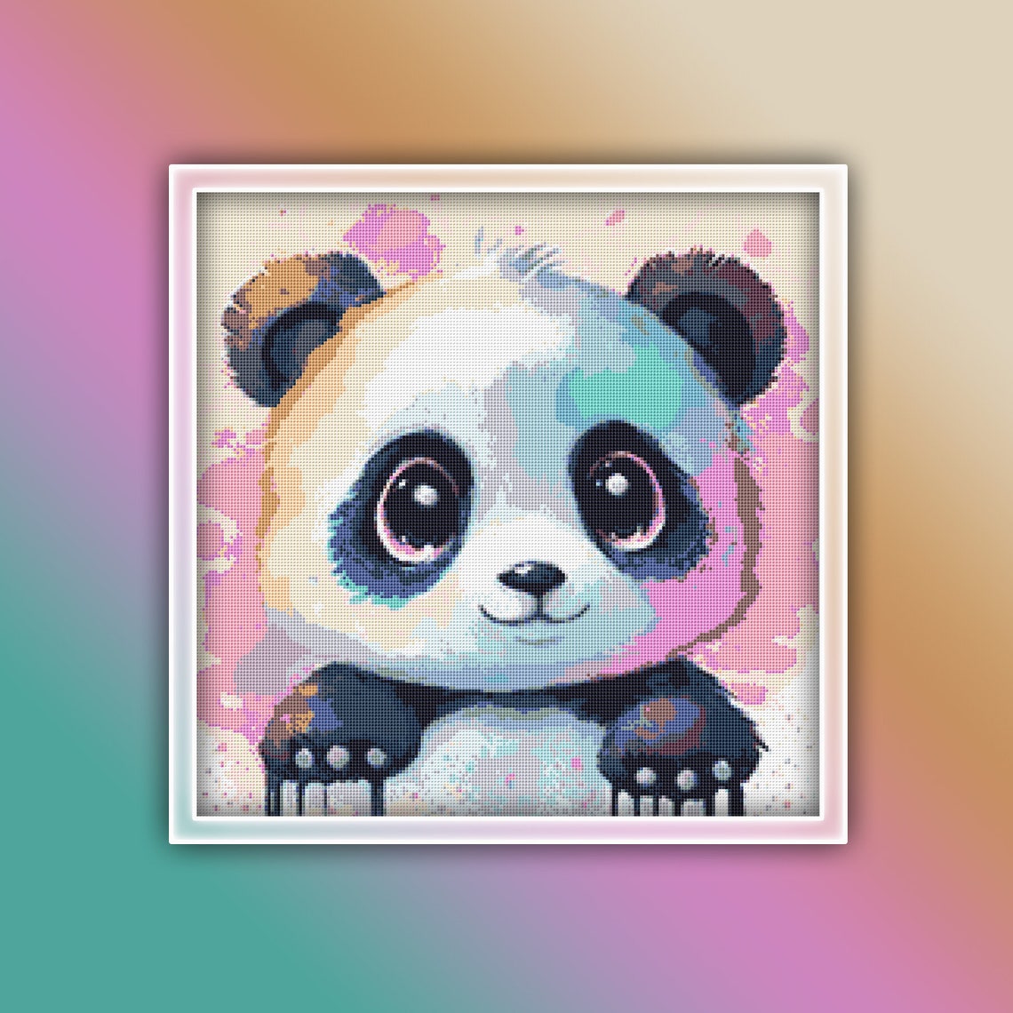 Panda Cross Stitch Pattern 1 Instant Download Instant PDF - Etsy