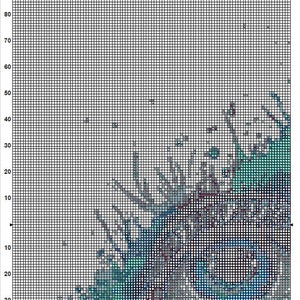 Blue Eye Cross Stitch Pattern 1 Instant PDF Download - Blue Eye ...