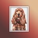 Cocker Spaniel Cross Stitch Pattern 1 Instant PDF Download Dog ...