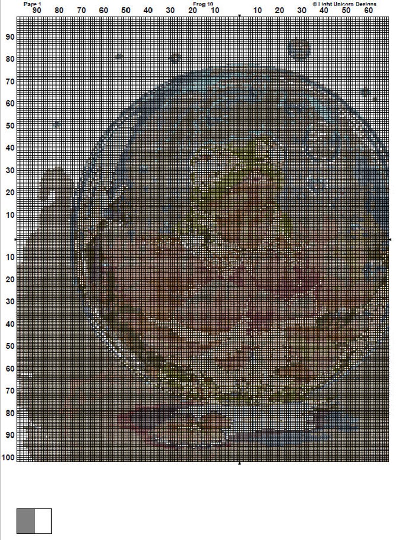 Frog Cross Stitch Pattern 10 Instant PDF Download - Frog Watercolor ...