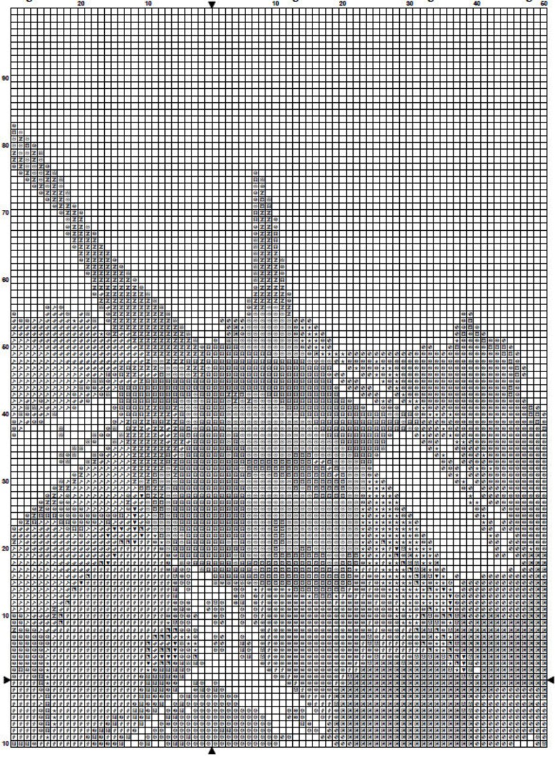 Peace Sign Cross Stitch Pattern 1 Instant PDF Download Peace | Etsy