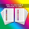 DMC to Diamond Dotz Conversion Chart PDF Instant Download Cross Stitch ...