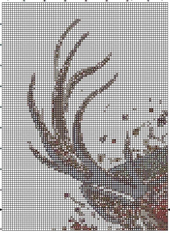 Deer Cross Stitch Pattern 16 Instant PDF Download Deer | Etsy