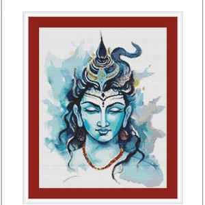 Shiva Cross Stitch Pattern 4 Instant Download Instant PDF Download ...