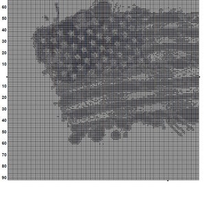 American Flag Cross Stitch Pattern 1 Instant PDF Download - American ...