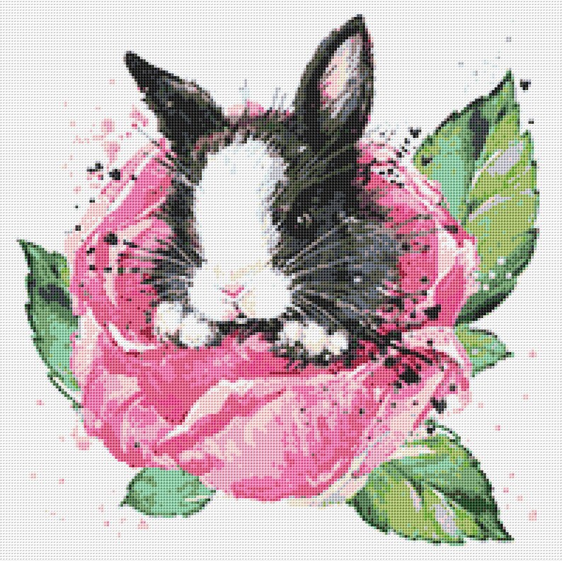 Bunny Cross Stitch Pattern 6 Instant Download Instant PDF - Etsy