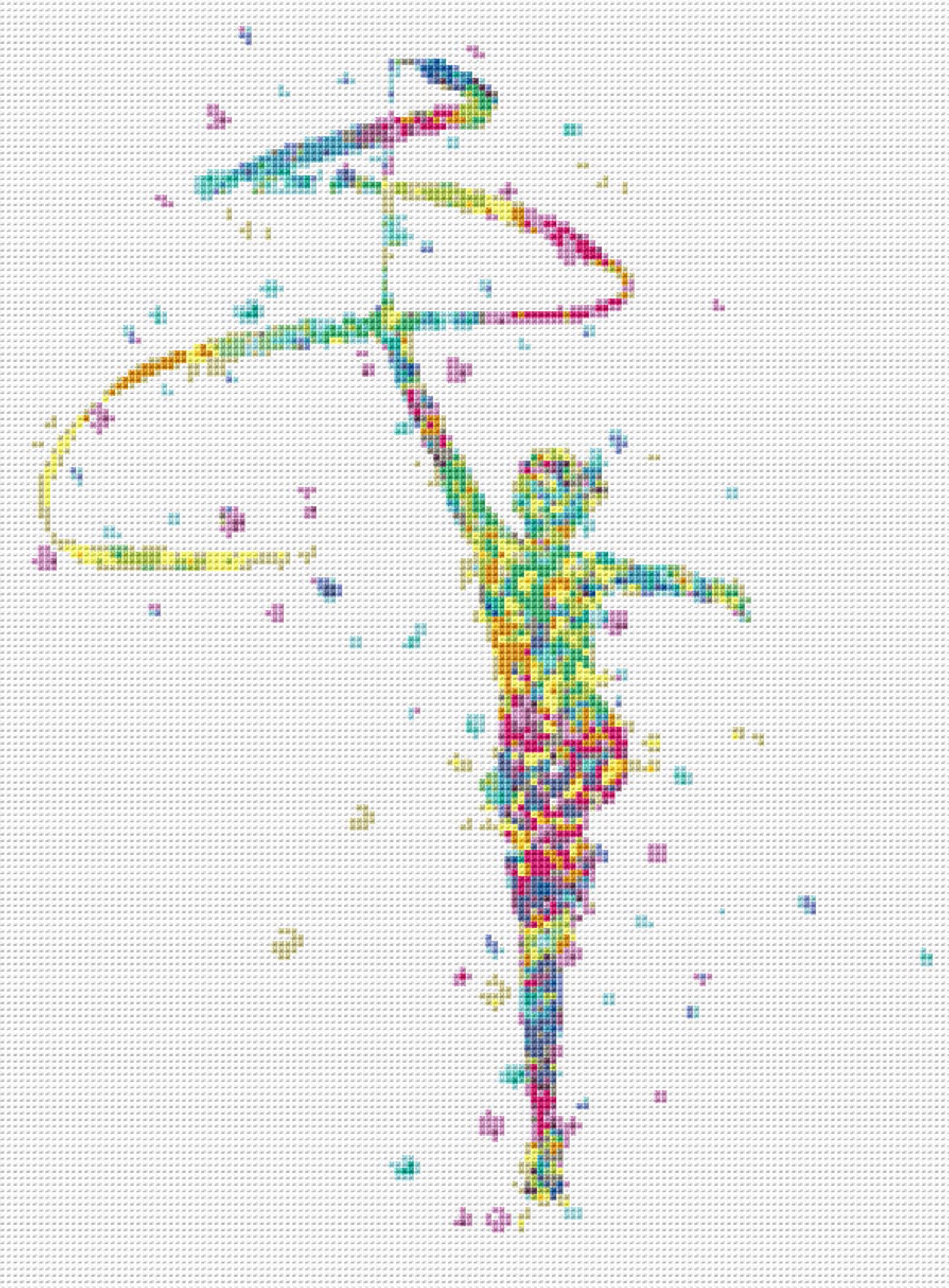 Gymnastics Dancing Cross Stitch Pattern 2 Instant PDF Download | Etsy
