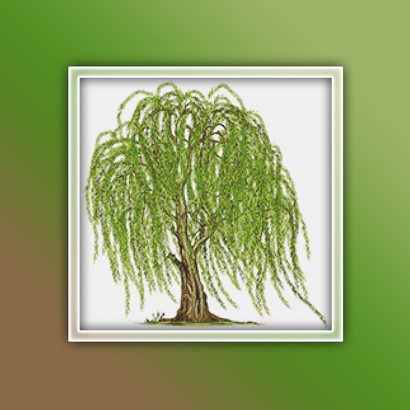 Willow Tree Embroidery - Etsy