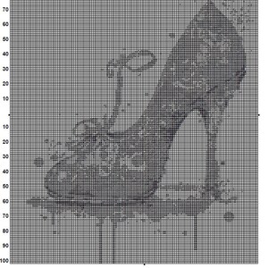 Fairy Tale Shoe Cross Stitch Pattern 3 Instant PDF Download - Lady ...