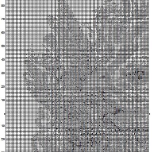 Armored Chicken Cross Stitch Pattern 1 Instant PDF Download - Rooster ...