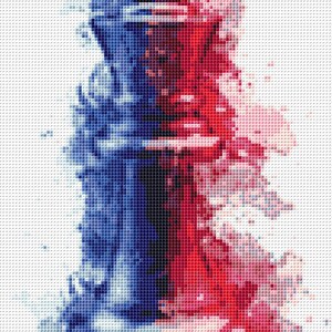 Chess King Cross Stitch Pattern Instant PDF Download Chess | Etsy