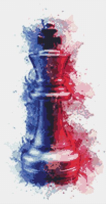 Chess King Cross Stitch Pattern Instant PDF Download Chess | Etsy