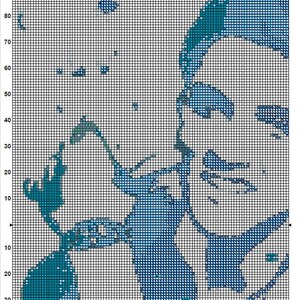 Elvis Presley Cross Stitch Pattern Instant PDF Download - Elvis Presley ...