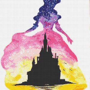 Princess Castle Stitch Pattern 10 Instant PDF Download - Etsy