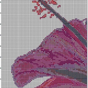 Hibiscus Flower Cross Stitch Pattern Instant PDF Download - Etsy