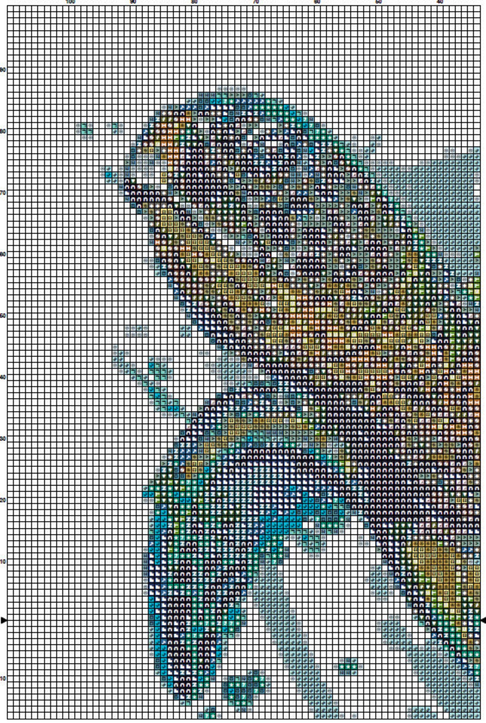 Sea Turtle Cross Stitch Pattern 4 Instant PDF Download Sea | Etsy