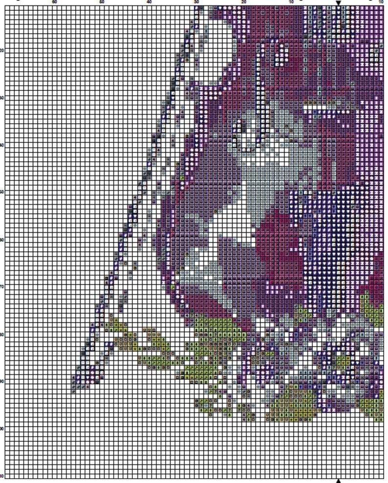 Violin Cross Stitch Pattern 1 Instant PDF Download Violin - Etsy