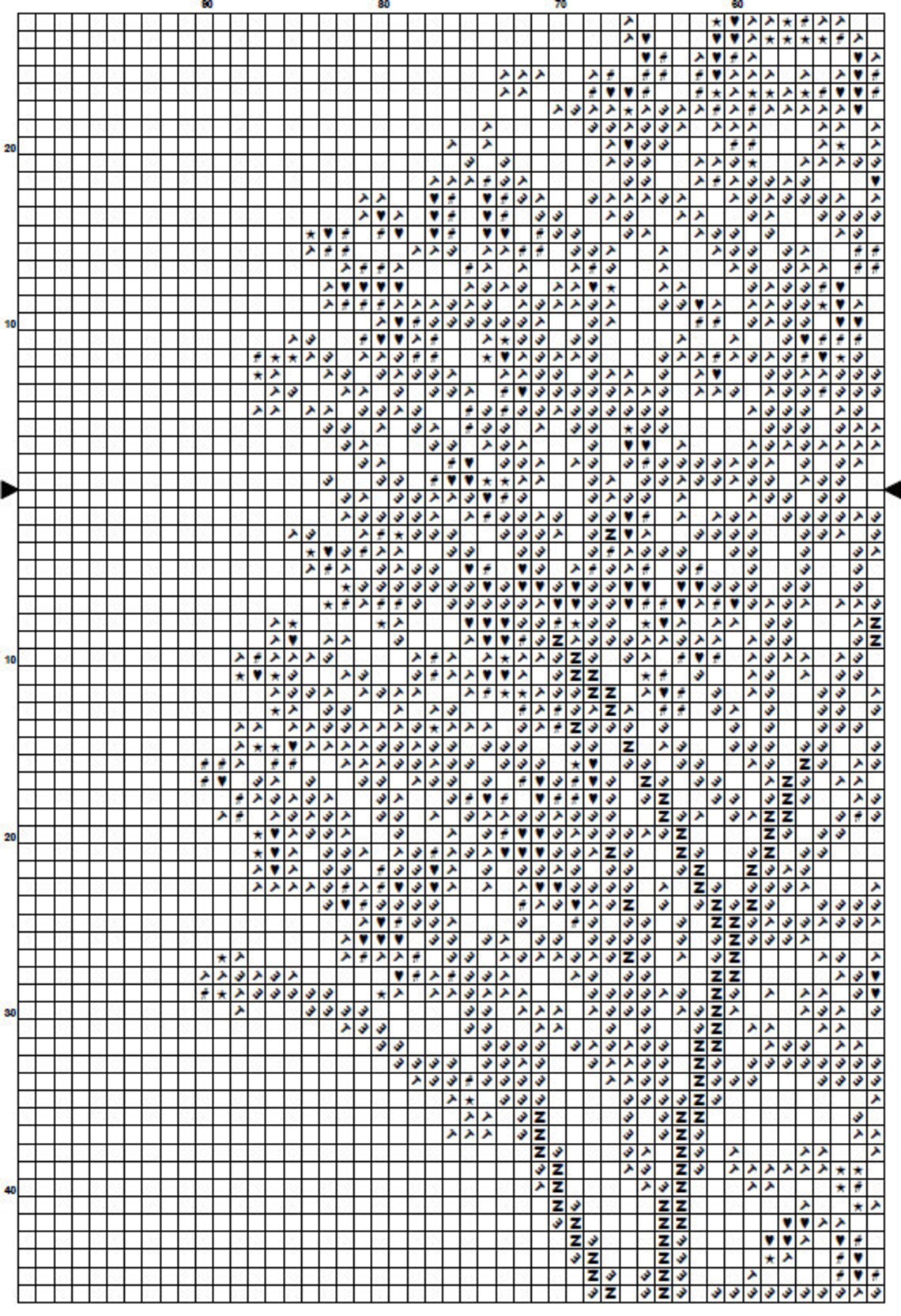 Japanese Sun and Tree Cross Stitch Pattern 1 Instant PDF | Etsy