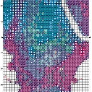World Map Cross Stitch Pattern 2 Instant PDF Download - Earth ...