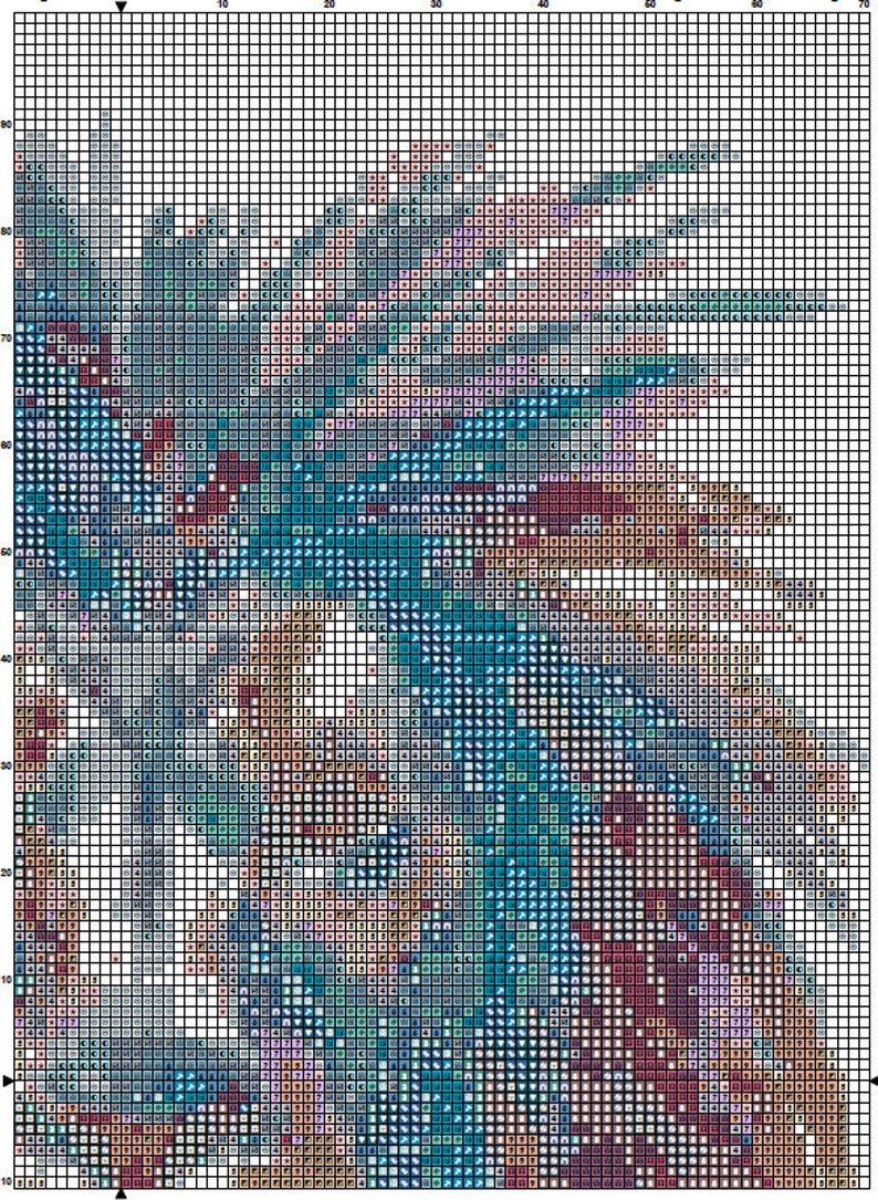 Lion Cross Stitch Pattern Instant PDF Download Lion | Etsy