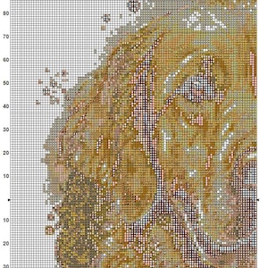 Golden Retriever Cross Stitch Pattern 1 Instant PDF Download ...