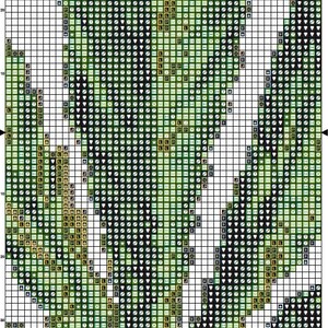 Marijuana Leaf Cross Stitch Pattern Instant PDF Download - Etsy