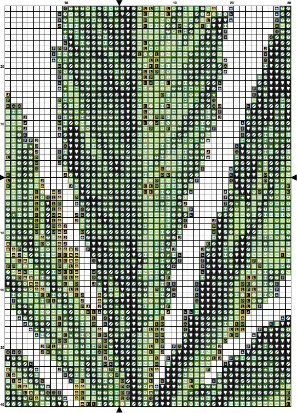 Marijuana Leaf Cross Stitch Pattern Instant PDF Download | Etsy
