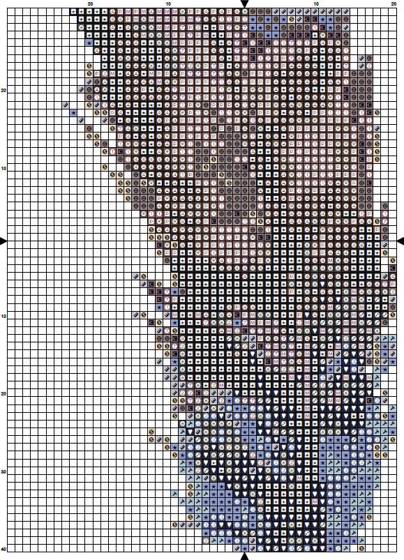 Feather Cross Stitch Pattern 1 Instant PDF Download Feather - Etsy