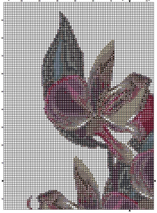 Orchid Cross Stitch Pattern 8 Instant PDF Download Flowers | Etsy