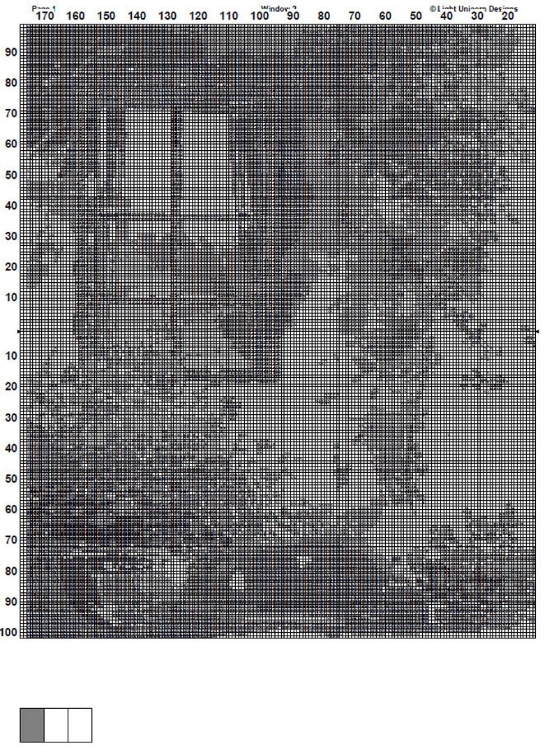 Window Cross Stitch Pattern 2 Instant PDF Download - Flowers on the ...