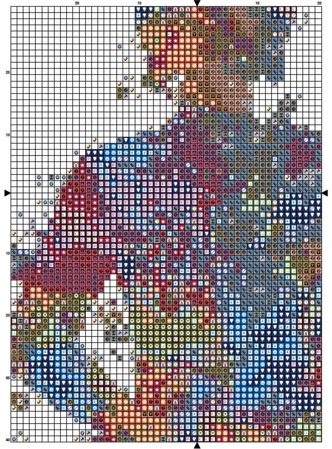 Buddha Cross Stitch Pattern 2 Instant Download Instant PDF | Etsy