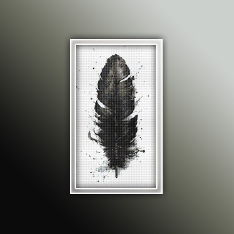 Black Crow Feather - Etsy
