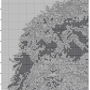 Black Poodle Cross Stitch Pattern Instant PDF Download Brown - Etsy