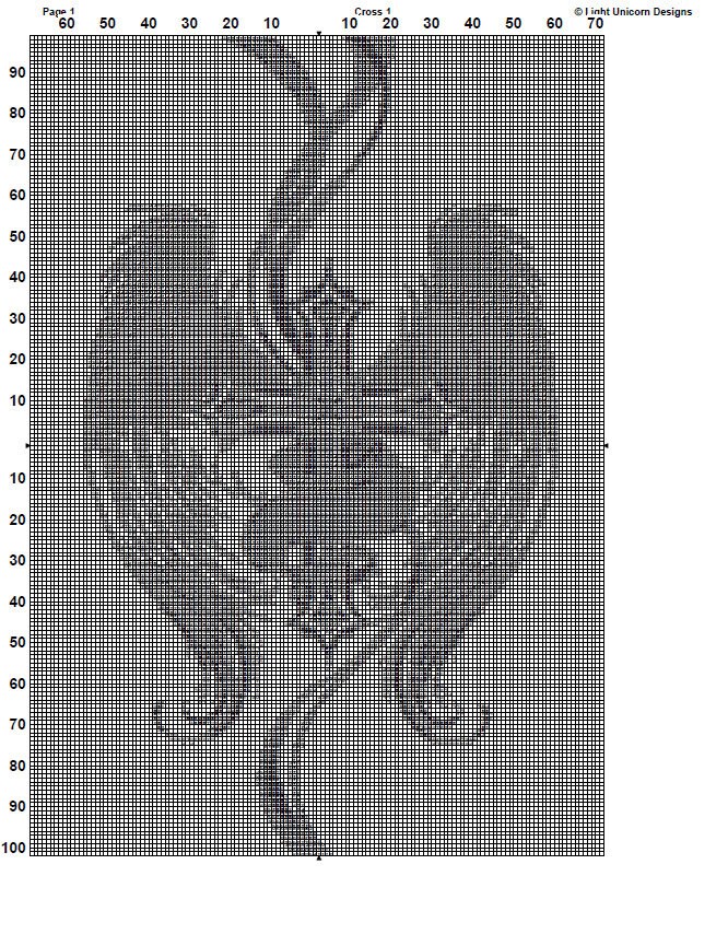 Cross Cross Stitch Pattern 1 Instant PDF Download - Etsy