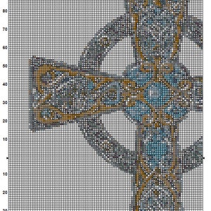 Celtic Cross Cross Stitch Pattern 1 Instant PDF Download | Christianity ...
