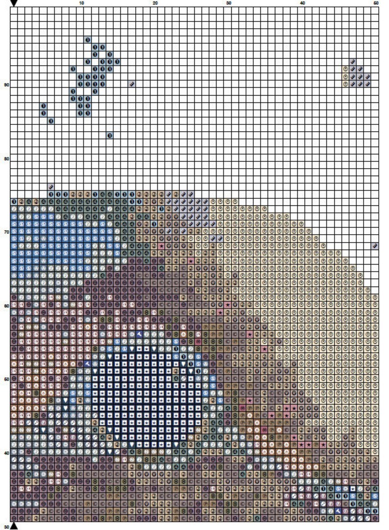 Dove Cross Stitch Pattern Instant PDF Download Dove - Etsy