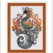 Phoenix Bird Cross Stitch Pattern 3 Instant PDF Download - Phoenix ...