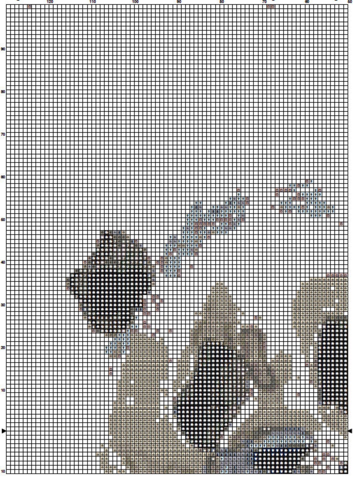 Panda Cross Stitch Pattern 6 Instant PDF Download Panda | Etsy