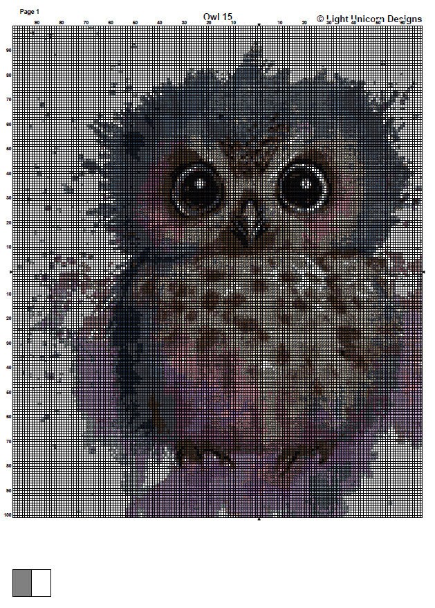 Owl Cross Stitch Pattern 15 Instant Download Instant PDF - Etsy