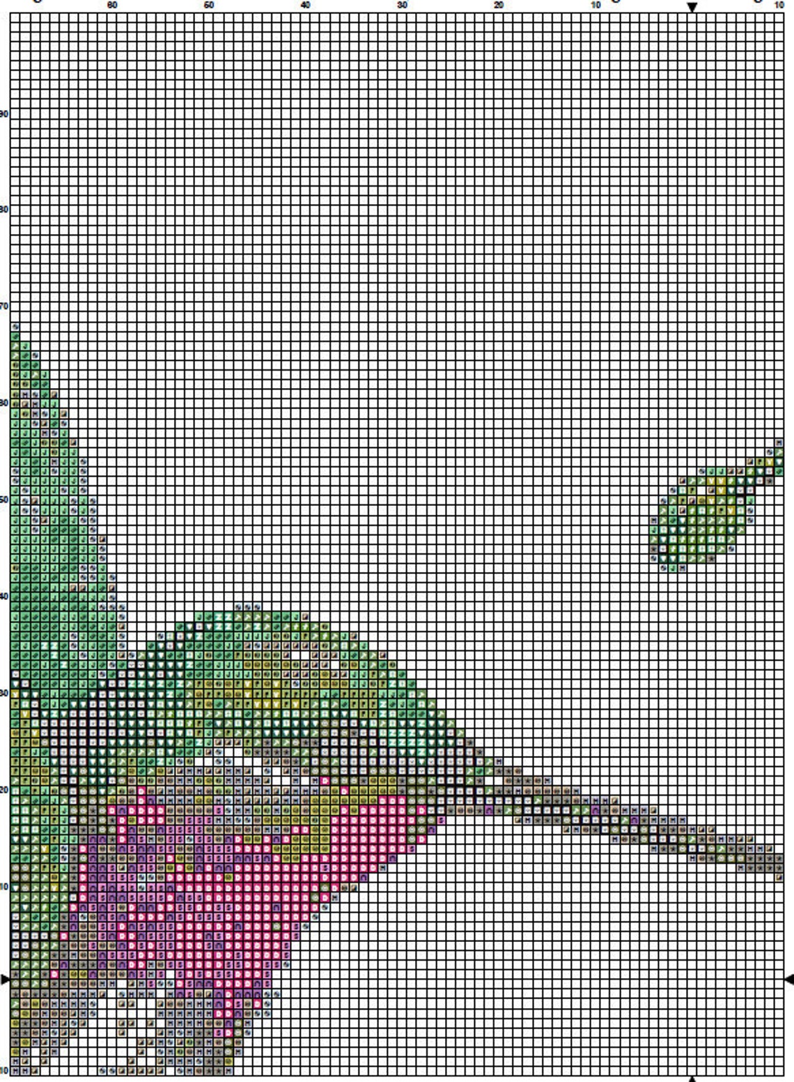 Hummingbird Cross Stitch Pattern 20 Instant PDF Download - Etsy