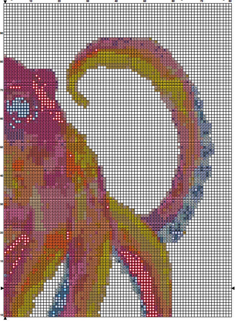 Octopus Cross Stitch Pattern 2 Instant PDF Download Octopus - Etsy