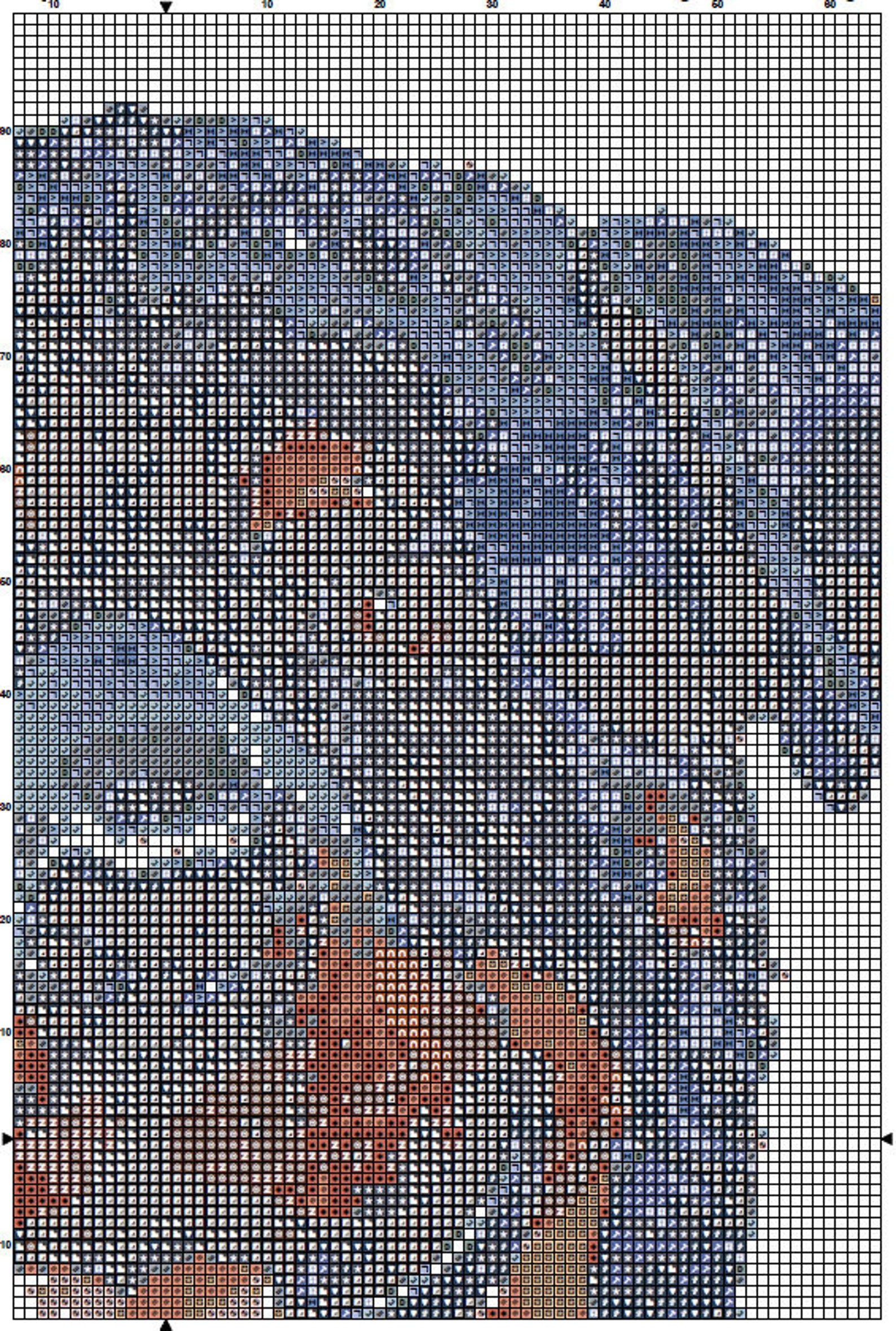 Rottweiler Cross Stitch Pattern 3 Instant PDF Download Dog - Etsy