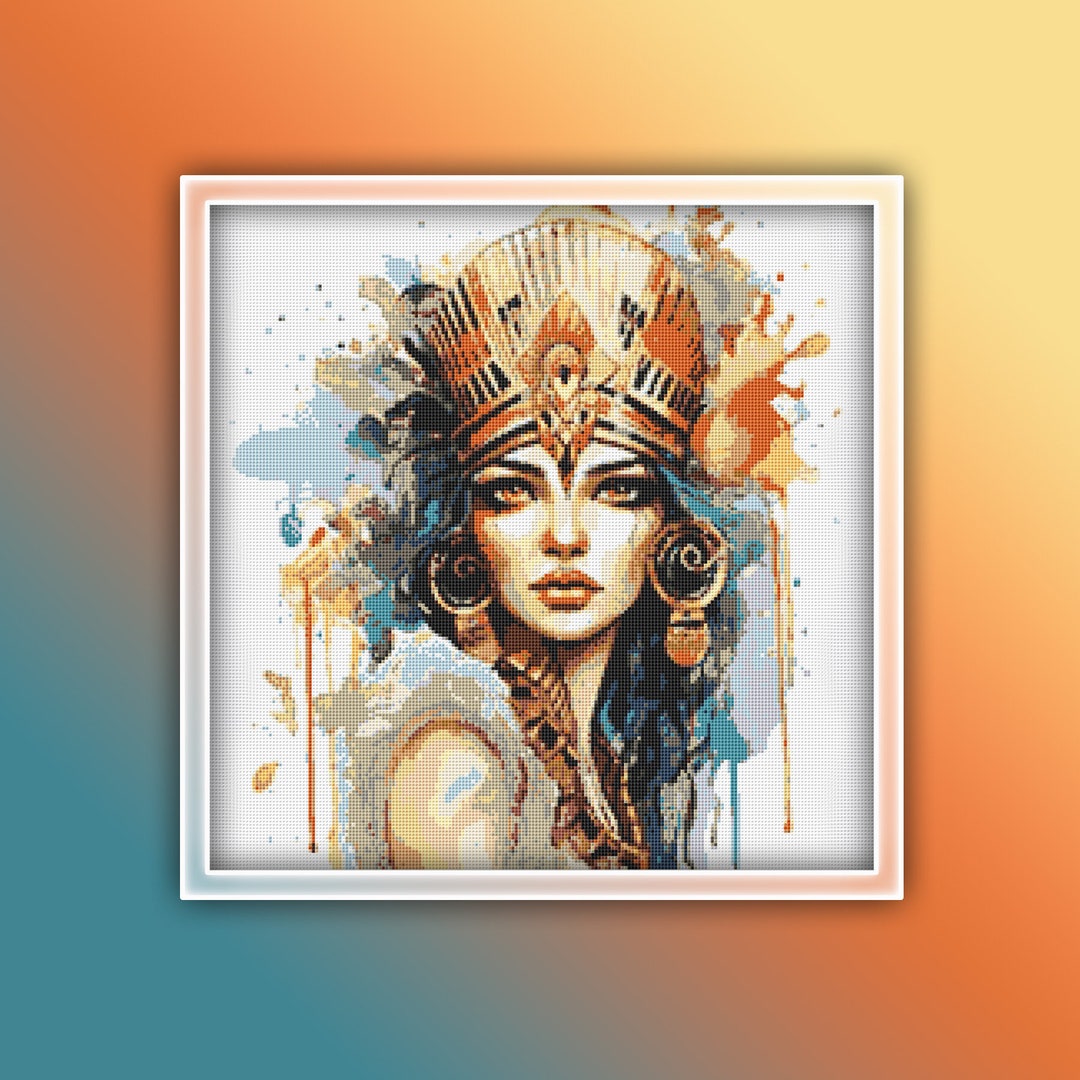 Cleopatra Cross Stitch Pattern 1 Instant PDF Download - Woman ...