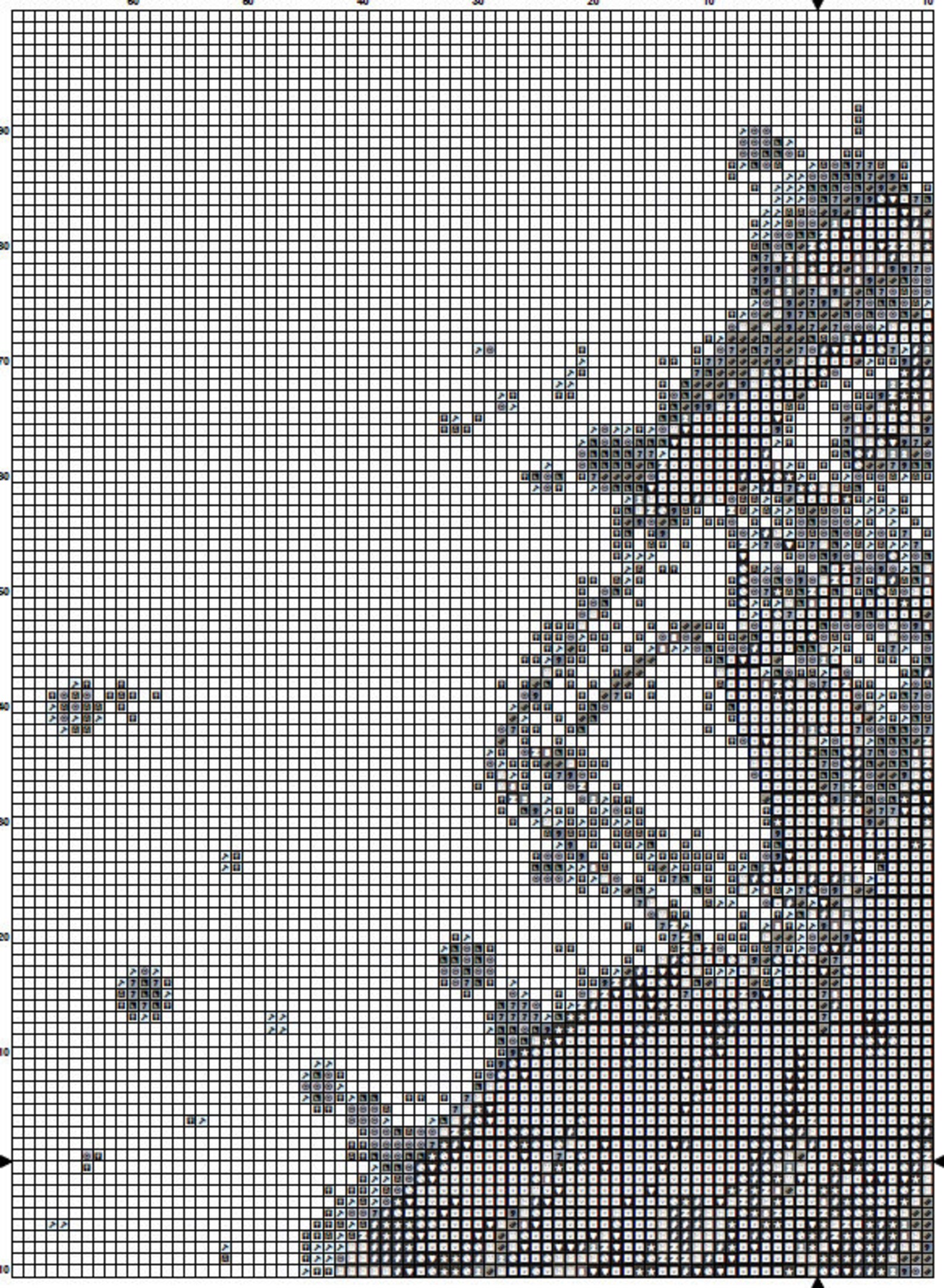 Woman Cross Stitch Pattern 30 Instant PDF Download Woman - Etsy