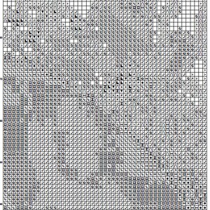 Pink Moon Cross Stitch Pattern Instant PDF Download Moon | Etsy